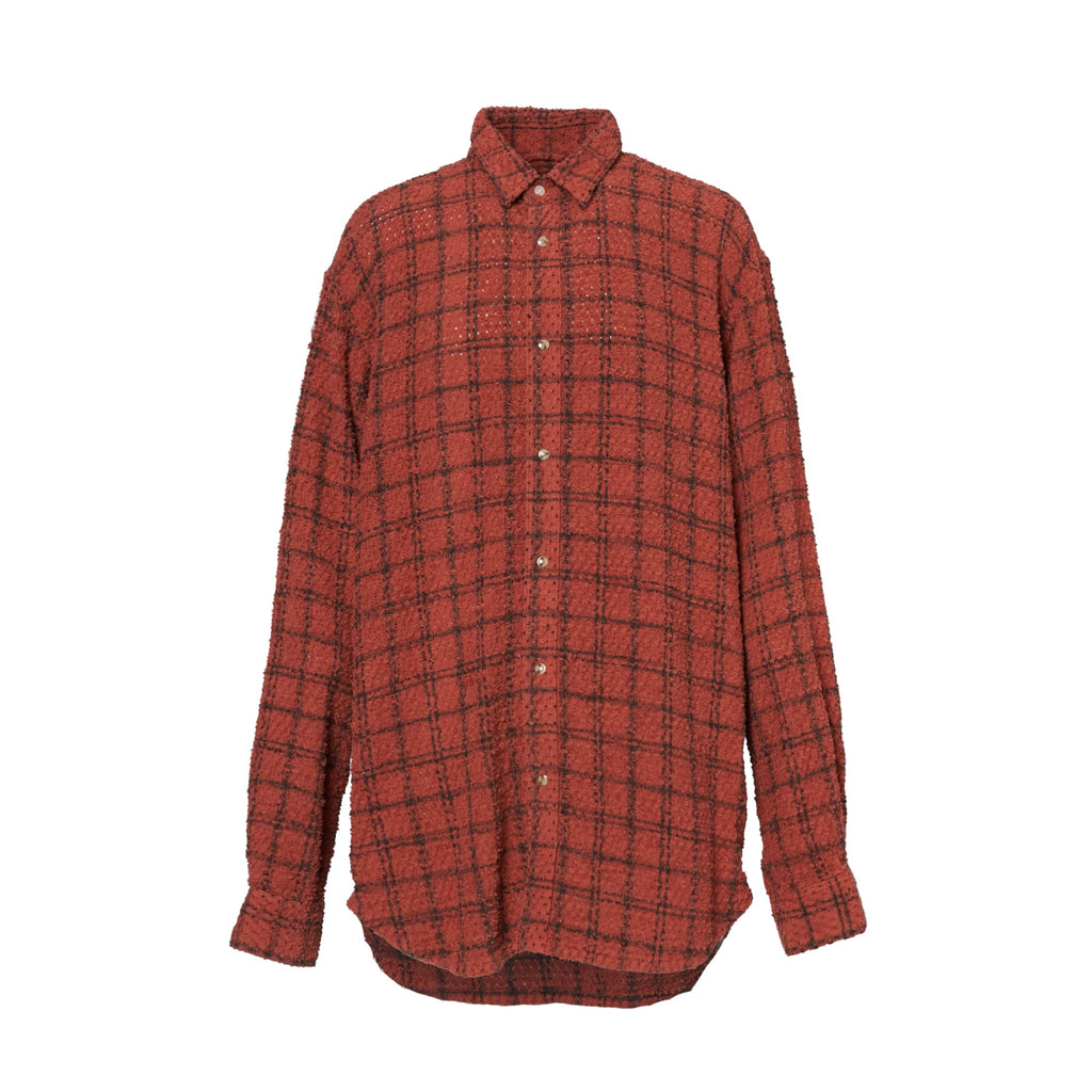 Pierced Check Flannel / チェックフランネルシャツ｜DDDD Official Site ディフォー 公式サイト